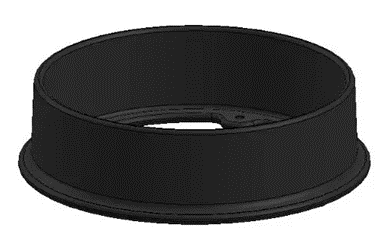 Hunter 6" Inch Flue Collar, HCE08038