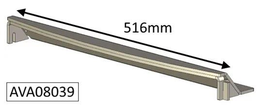 Hunter Avalon 8 Slimline Catch Bar, AVA08039