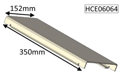 Hunter Cleanburn / Eco Ideal Steel Baffle Support, HCE06064