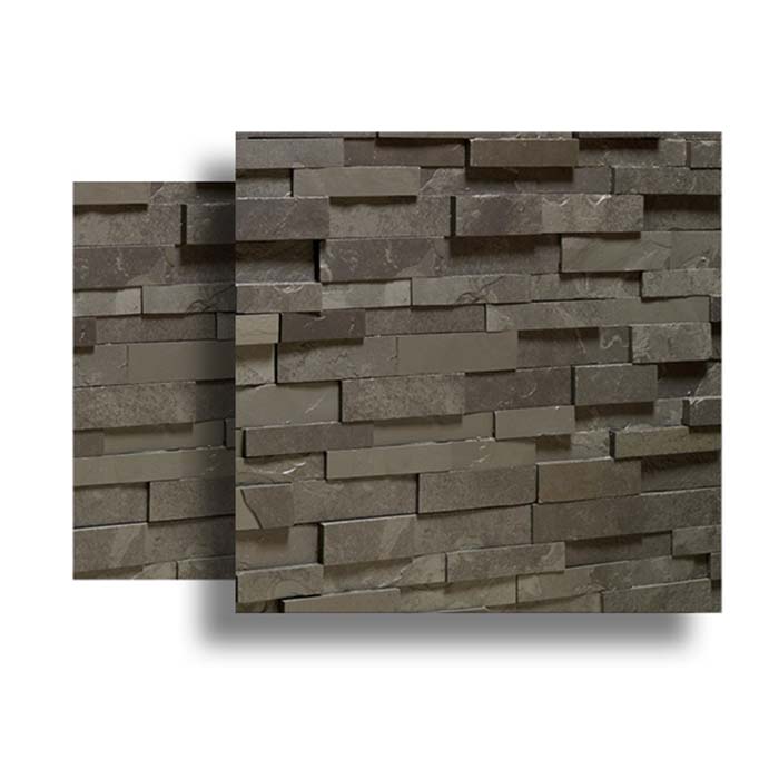 Black Split Face Tiles 0250093