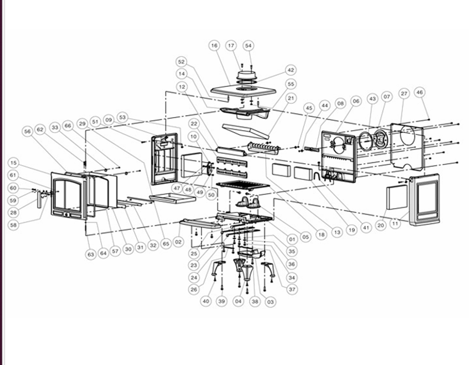 ACR Oakdale Exploded Drawing and Spare Parts List