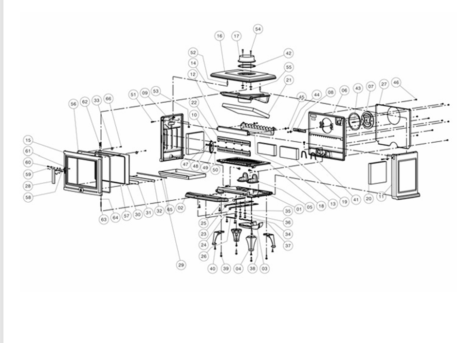ACR Rowendale Exploded Drawing and spare parts list