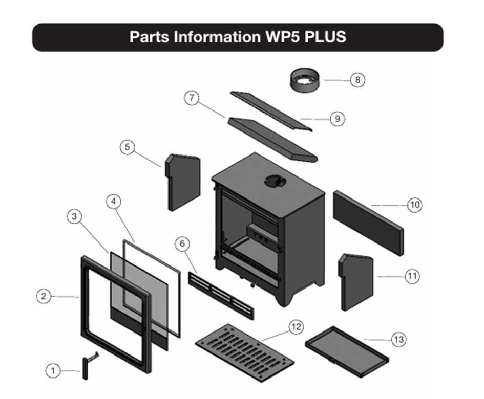 ACR Woodpecker WP5 Plus Exploded Drawing and Spare Parts List